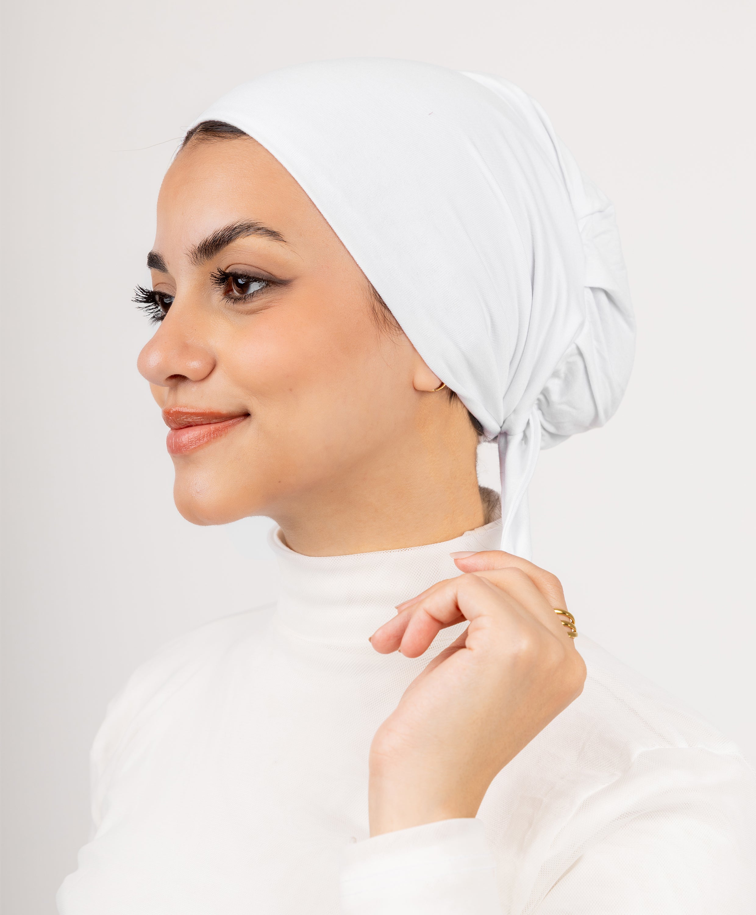 No Thread Underscarf with Tie-Back – Le Voile