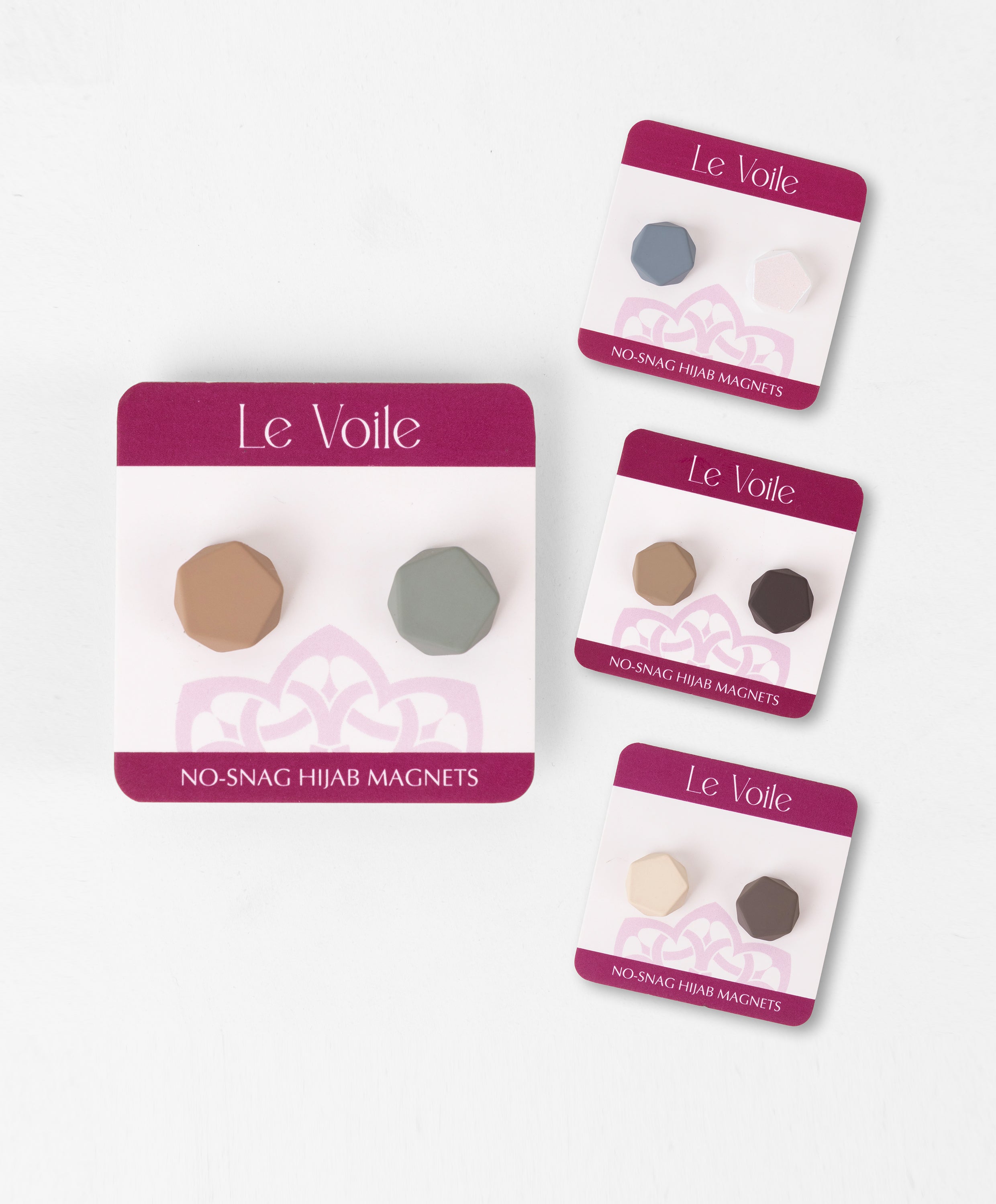 Octa Magnetic Pin (Pack of 2) – Le Voile